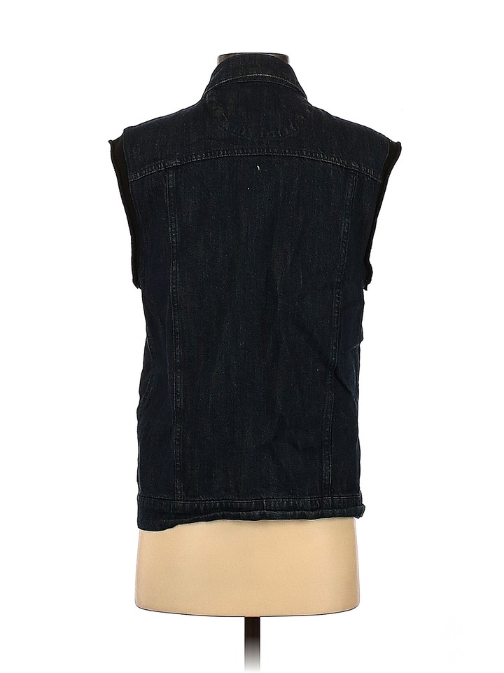 Rude Jeans Women Black Denim Vest XS | eBay