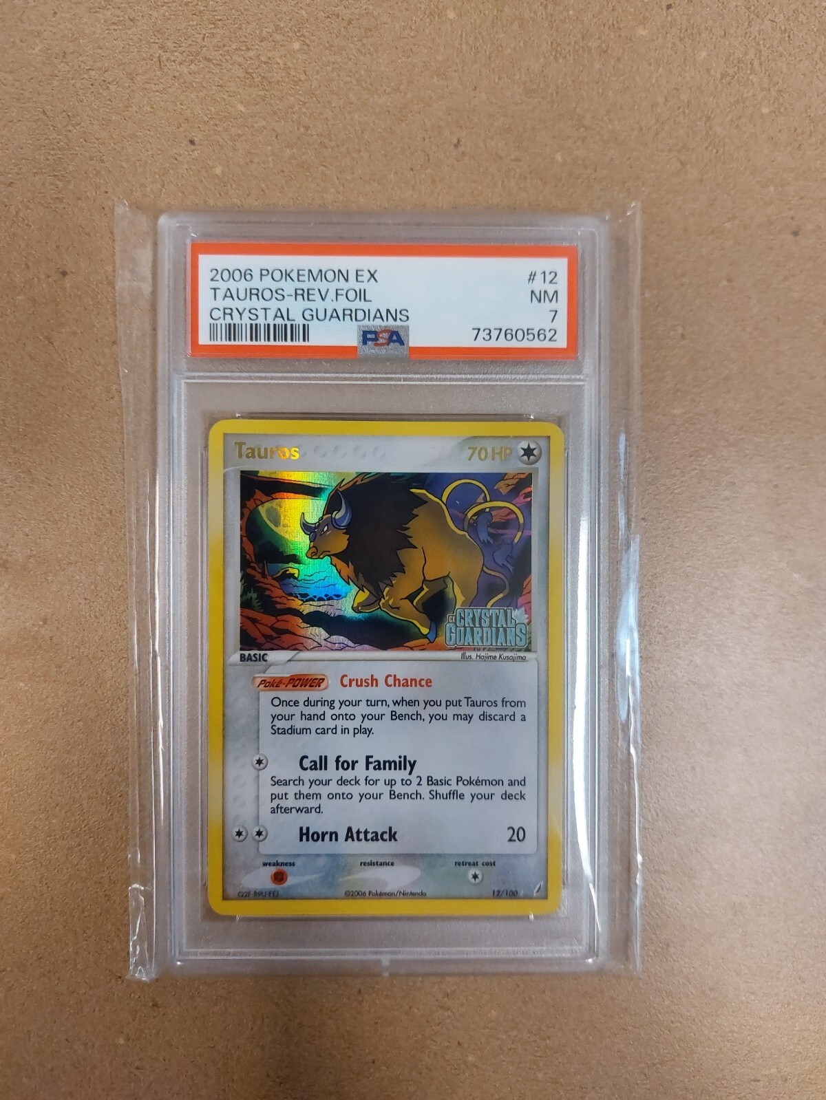 Pokémon TCG Tauros EX Crystal Guardians 12/100 Holo Holo Rare for sale ...