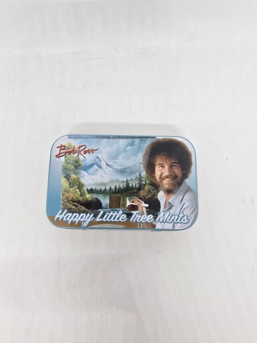 Bob Ross Happy Little Tree Mints With Collectible Tin 1.5 Ounces NEW ...