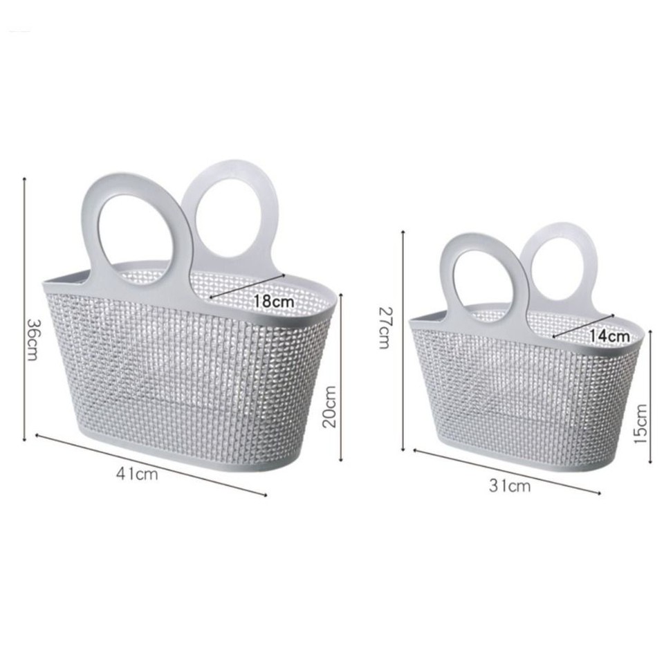 Multi-functional Portable Bath Basket Foldable Sundries Storage Basket ...