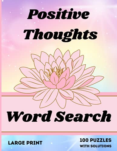 Positive Thoughts Word Search: 100 Large..., Shi, Mydan | eBay.de