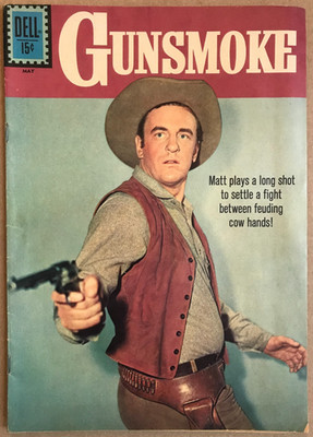 Gunsmoke #26 Matt Dillon James Arness Photo Cover Silver TV Western ...
