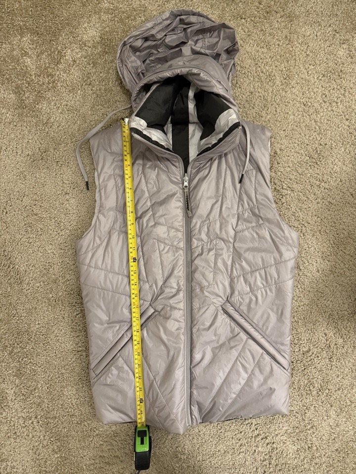 Diesel BlackGold Reversible Puffer Vest Mens Size S Gray/Black Hideaway ...