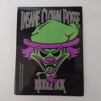insane clown posse - icp - riddle box - sticker - brand new | eBay