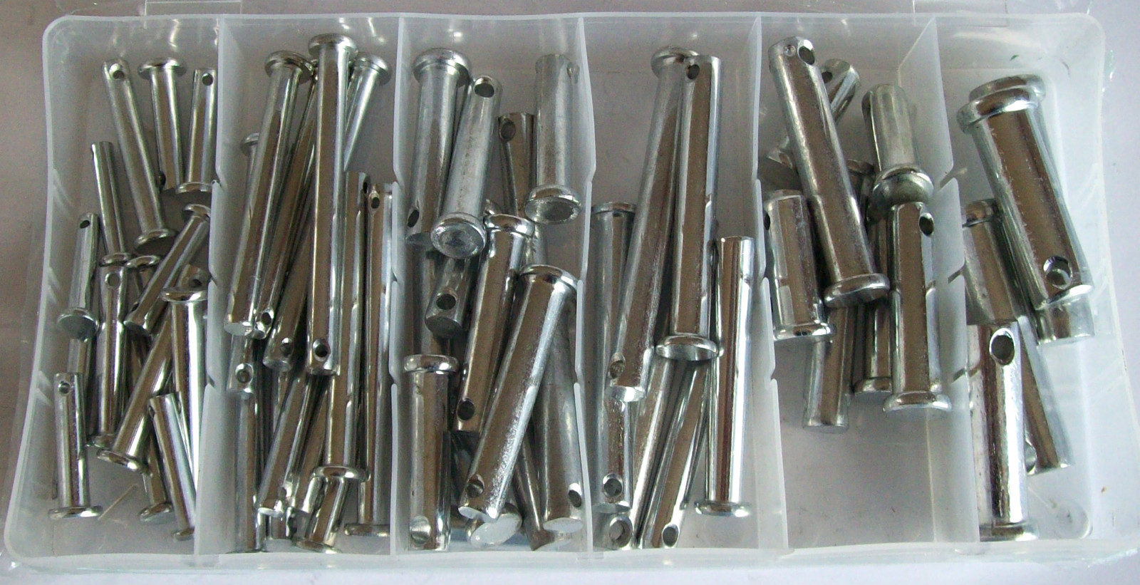 60pc CLEVIS PIN ASSORTMENT KIT SET 21 DIFFERENT SIZES HITCH TRAILER ...