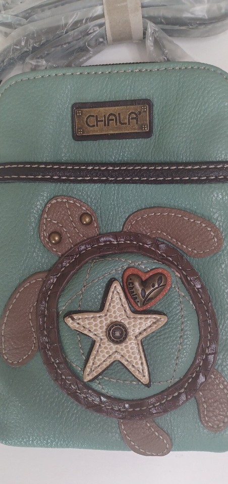 Chala Handbags Sea Turtle Starfish Purse Cell Phone Crossbody Bag NEW ...
