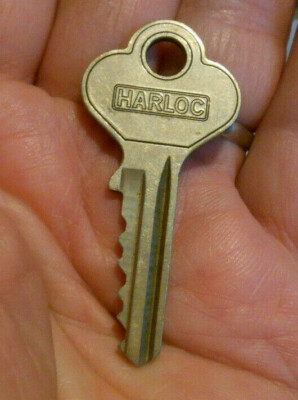 Vintage Old Harloc Slick Shiny Brass Key Stamped 000PD | eBay
