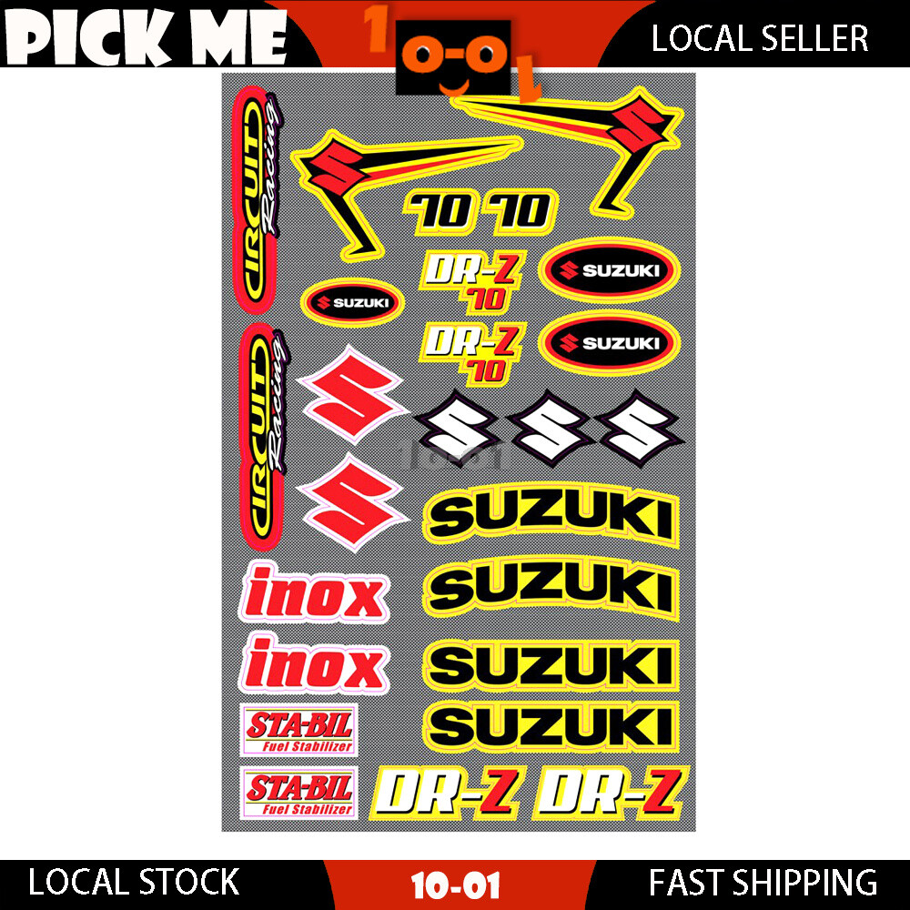 Sticker Kit For Suzuki DRZ 70 2009 2011 2012 2013 2014 2015 Sticker ...