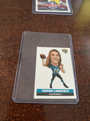2021 Panini NFL Football MINI Sticker TREVOR LAWRENCE #201 Rookie ...