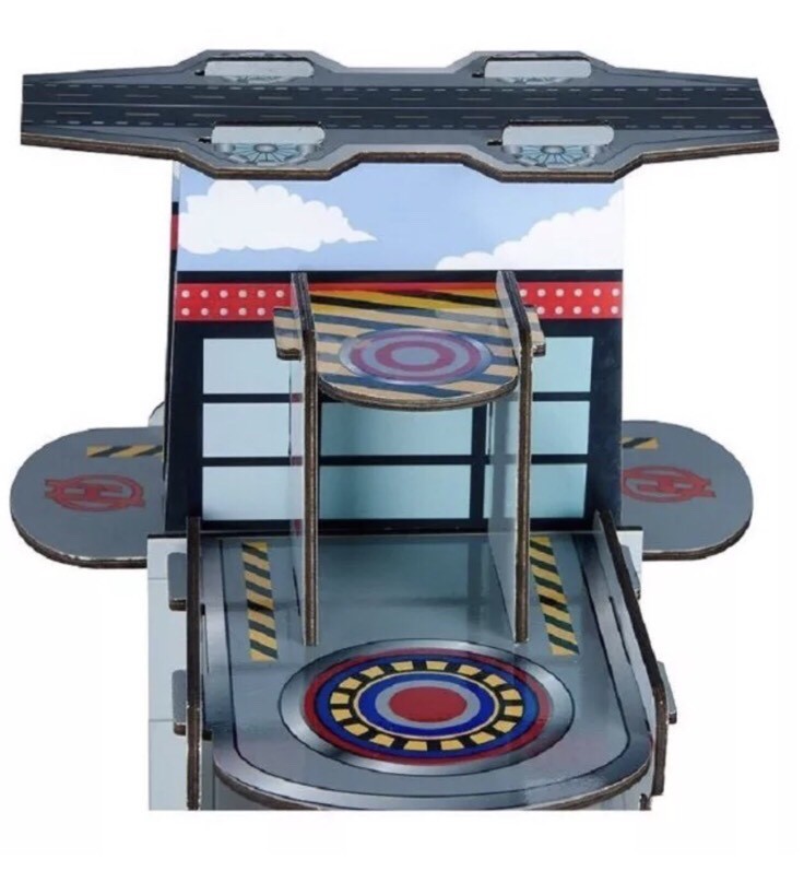 Teamson Kids Hero Center Table Top Play Set 3 Deck 12 Accessories NEW ...