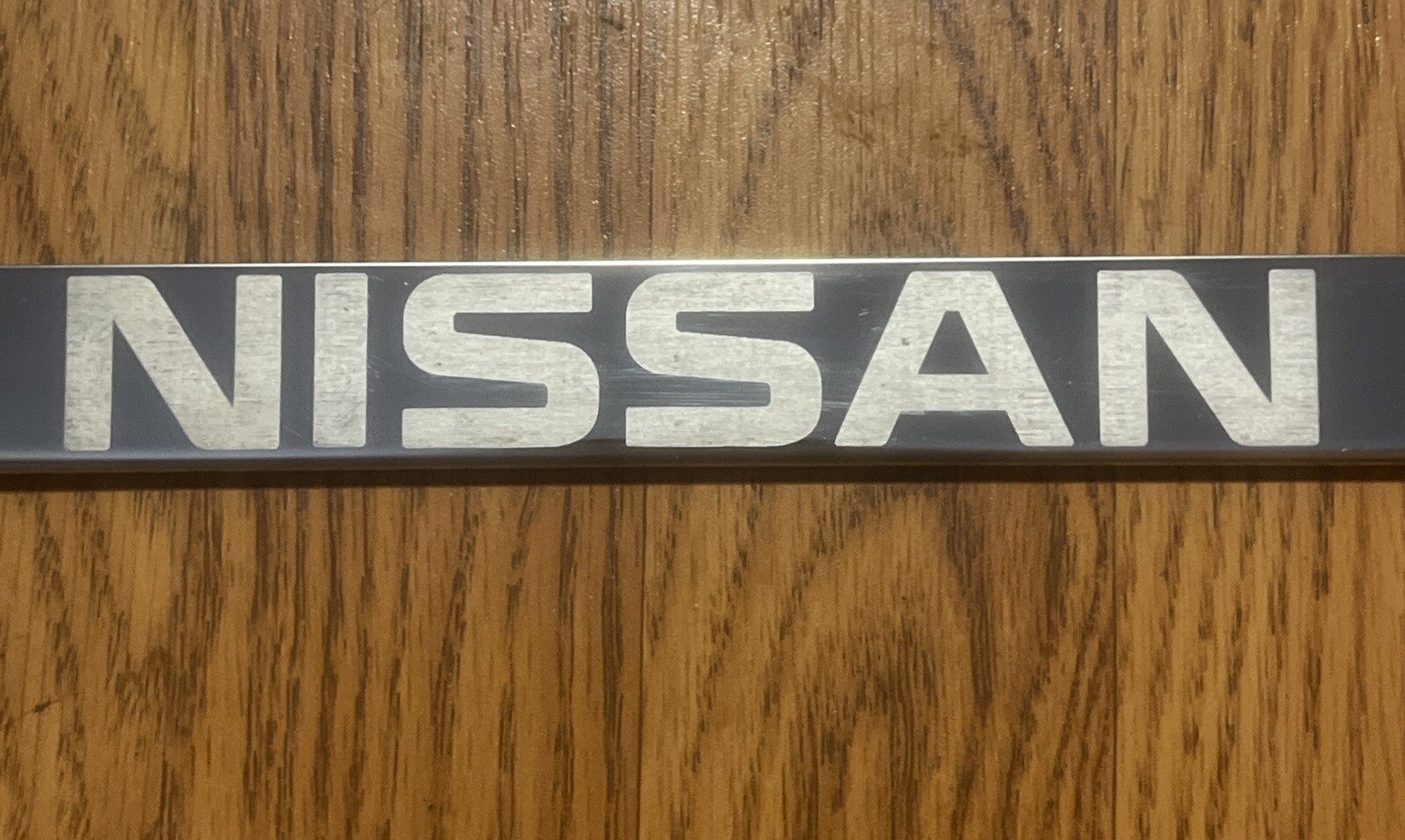 NISSAN logo Mirrored Silver License Plate Frame | eBay