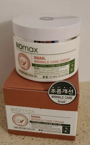 Biomax Korean Snail Wrinkle Care Cream Moisturizer All Skin Type 100ml ...