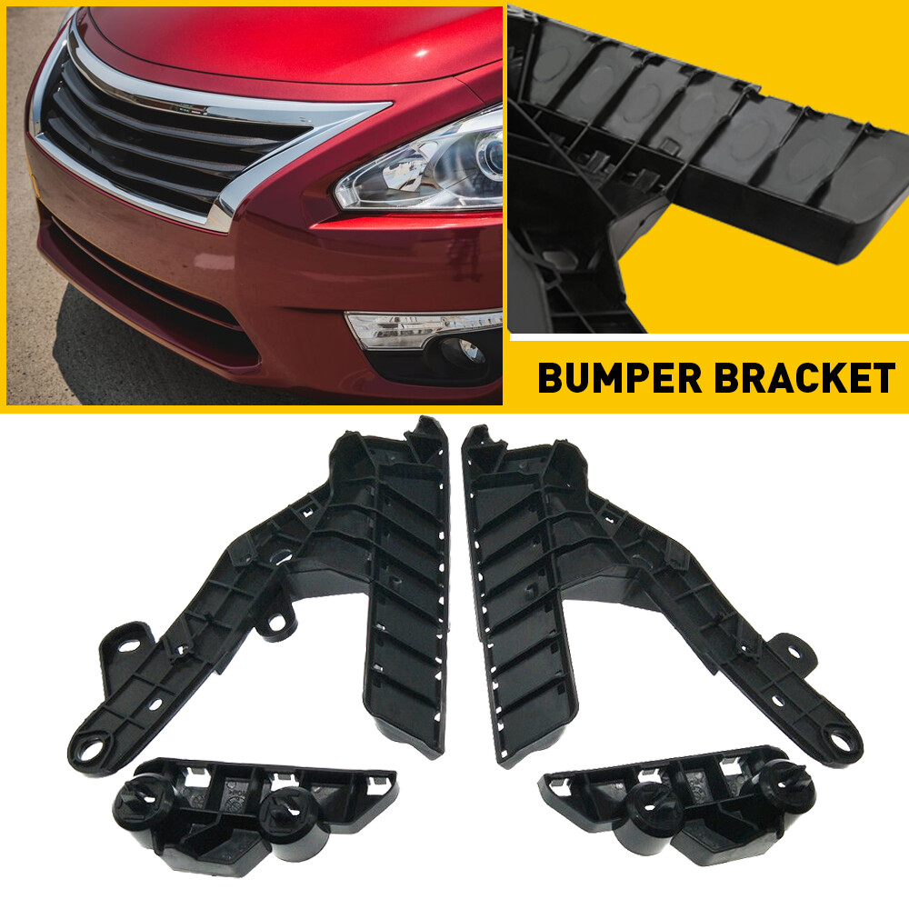 4PCS Bracket Bumper For 2013-2015 Nissan Altima Front Left & Right ...