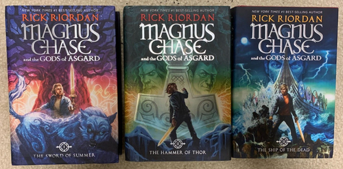 MAGNUS CHASE Complete Series 1-3 set Set - Rick Riordan / 1 2 3 ...