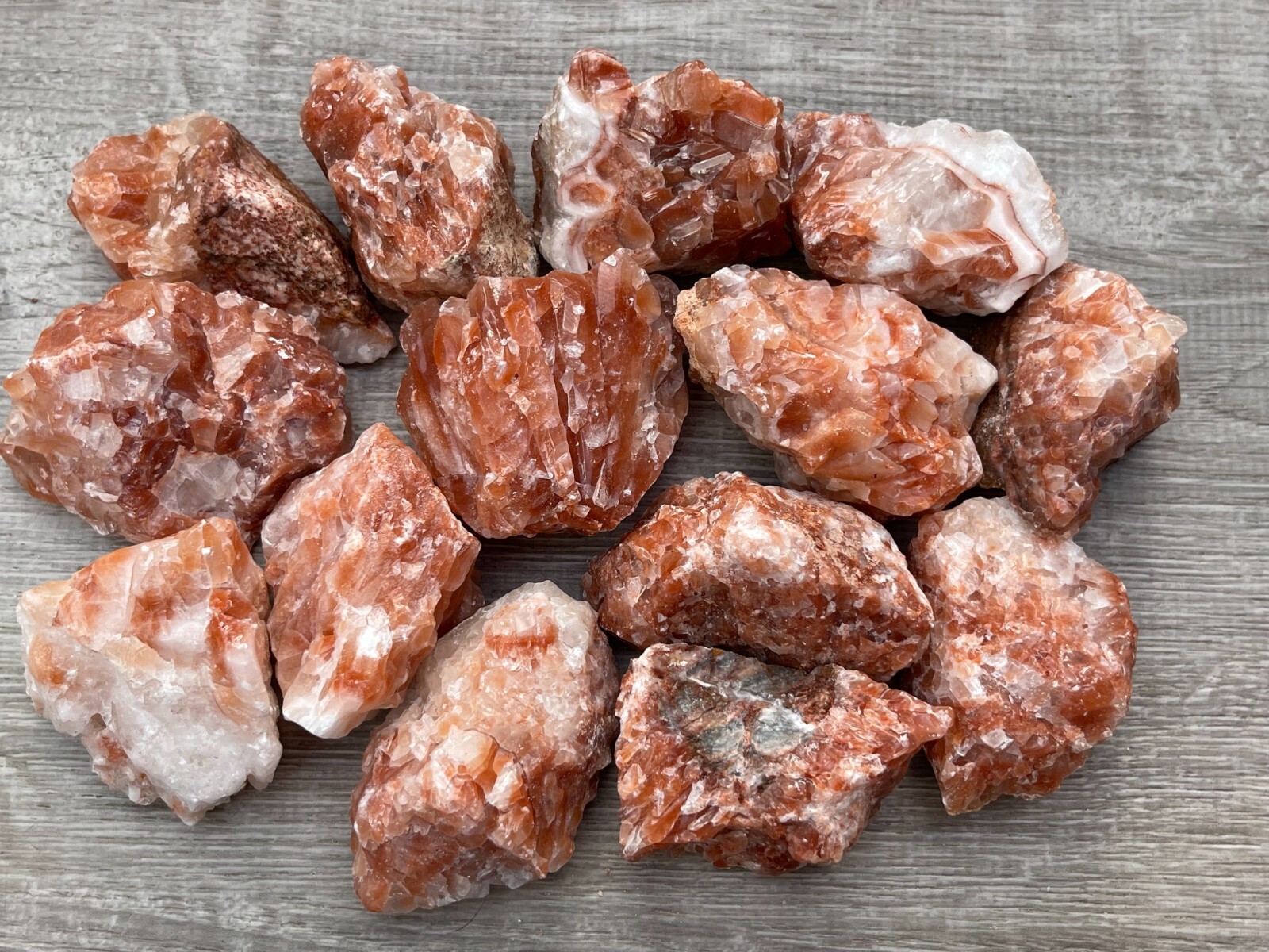Grade A+ Large Red Calcite Rough Natural, 2-3" Red Calcite, Wholesale ...