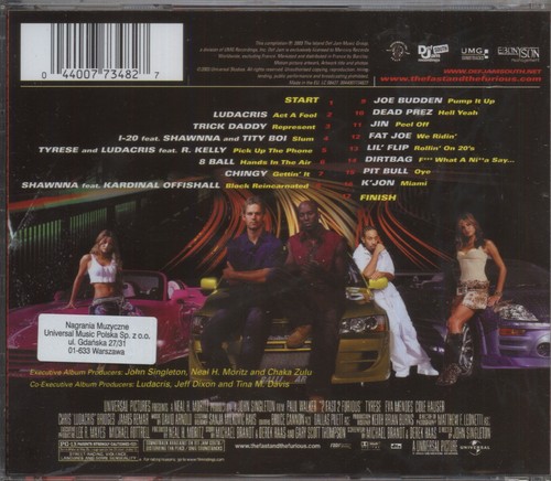 > soundtrack 2 FAST 2 FURIOUS / CD 44007734827 | eBay