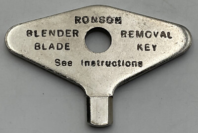 Vintage RONSON Blender Blade Removal Key | eBay