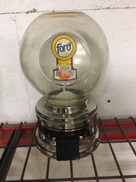 Black Friday Sale Vintage Ford Gum Machine Gumball Candy Bulk Vending ...
