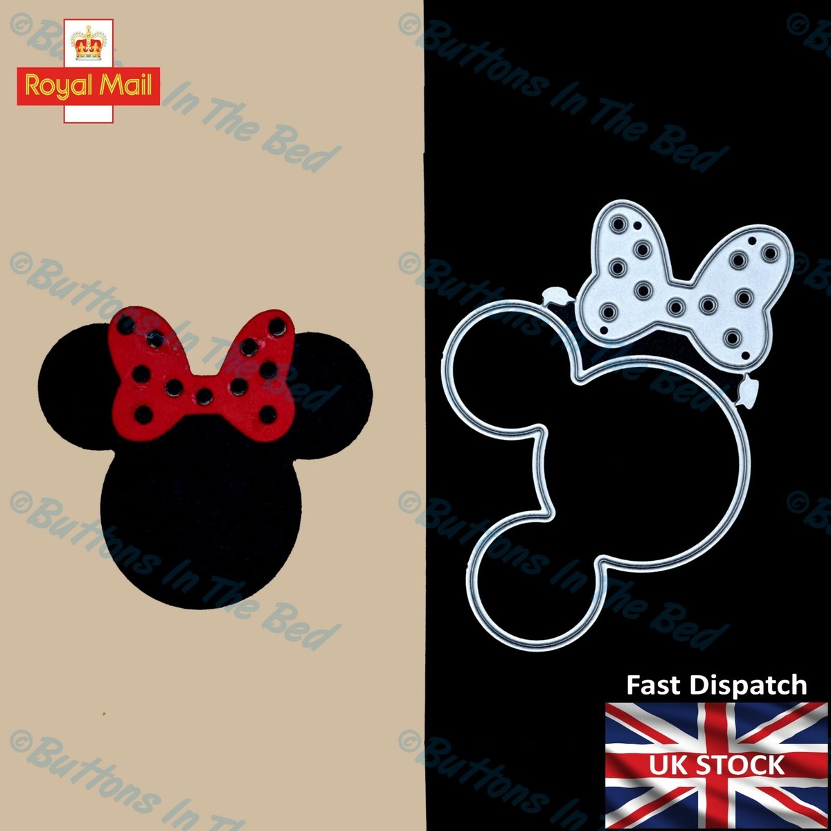 Mickey Mouse Bow Cut Outs