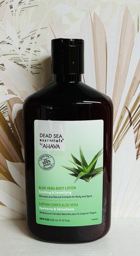 Dead Sea Essentials ~ Aloe Vera Soothing & Detoxifying Body Lotion 17 ...