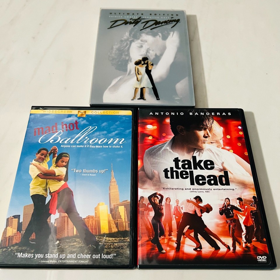 Lot of 3 DVD Dance Movies - Dirty Dancing - Take The Lead - Mad Hot ...