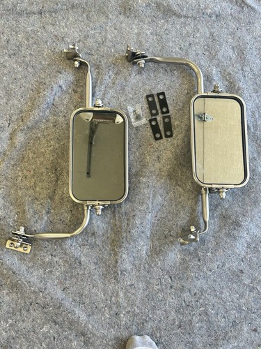 1967-1972 Ford F100 F250 F350 West Coast Swing Lock Mirrors Stainless ...