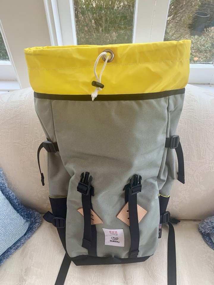 Topo Designs x Subaru Klettersack Backpack Hiking Bag NWOT - Made In ...