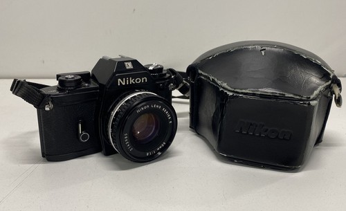 Nikon EM 35mm SLR Camera with 50mm 1:1.8 Lens & Case | eBay