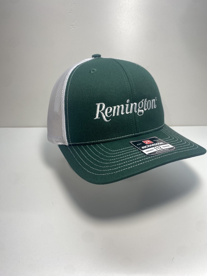 Remington Rifle Hunting Guns Forest Green/white Mesh Back Trucker Hat ...