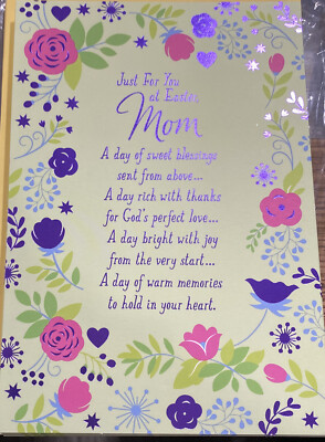 Happy Easter, Mom, Religious, DaySpring, Greeting Card | eBay