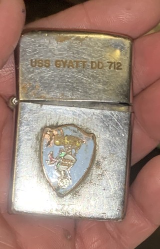 Super Rare Vulcan Lighter From 1945 USS GYATT DD712 Destroyer Ship From ...