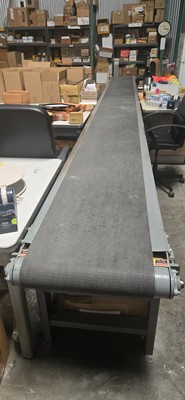 22 feet long, 22 inches wide variable speed conveyor belt. Rare find ...