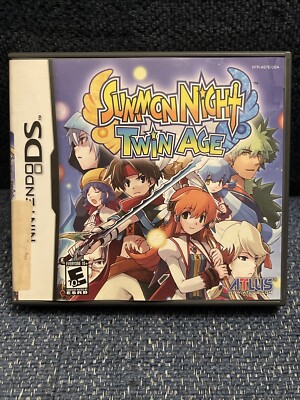 Summon Night: Twin Age (Nintendo DS, 2008) CIB With Manual RARE ...