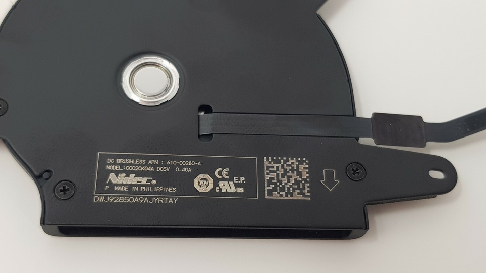 Genuine Apple MacBook Air 13" A1932 2018 CPU Cooling Fan | eBay