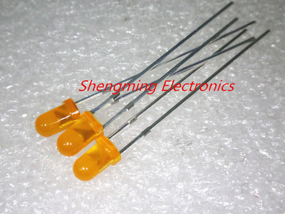 1000pcs 3mm Round Top Orange LED Light Emitting Diode long Legs | eBay