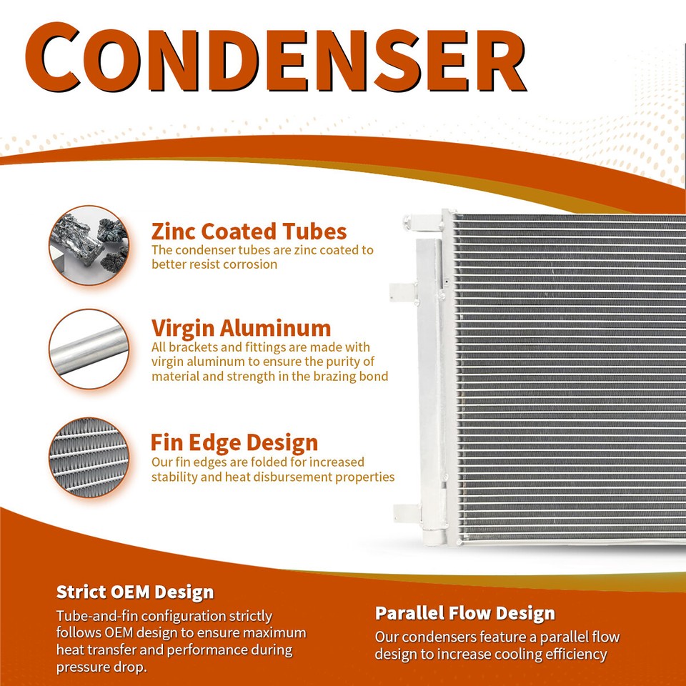 NEW Fit for Impala Monte Carlo Grand Prix Century Intrigue V6 Condenser ...