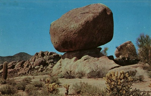 Balanced Rock in Desert Near Cave Creek Arizona AZ - Postcard | eBay
