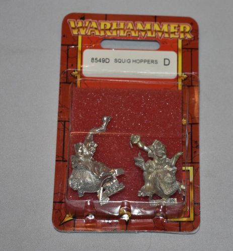 Warhammer Squig Hoppers Metal Rare OOP, Citadel pewter Models Red New ...