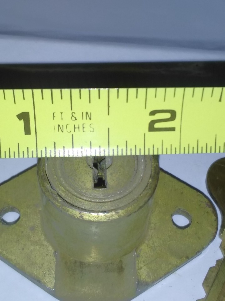 Antique Slot Machine Lock w/ Key Brass Eagle Brand Pace Bantam | eBay