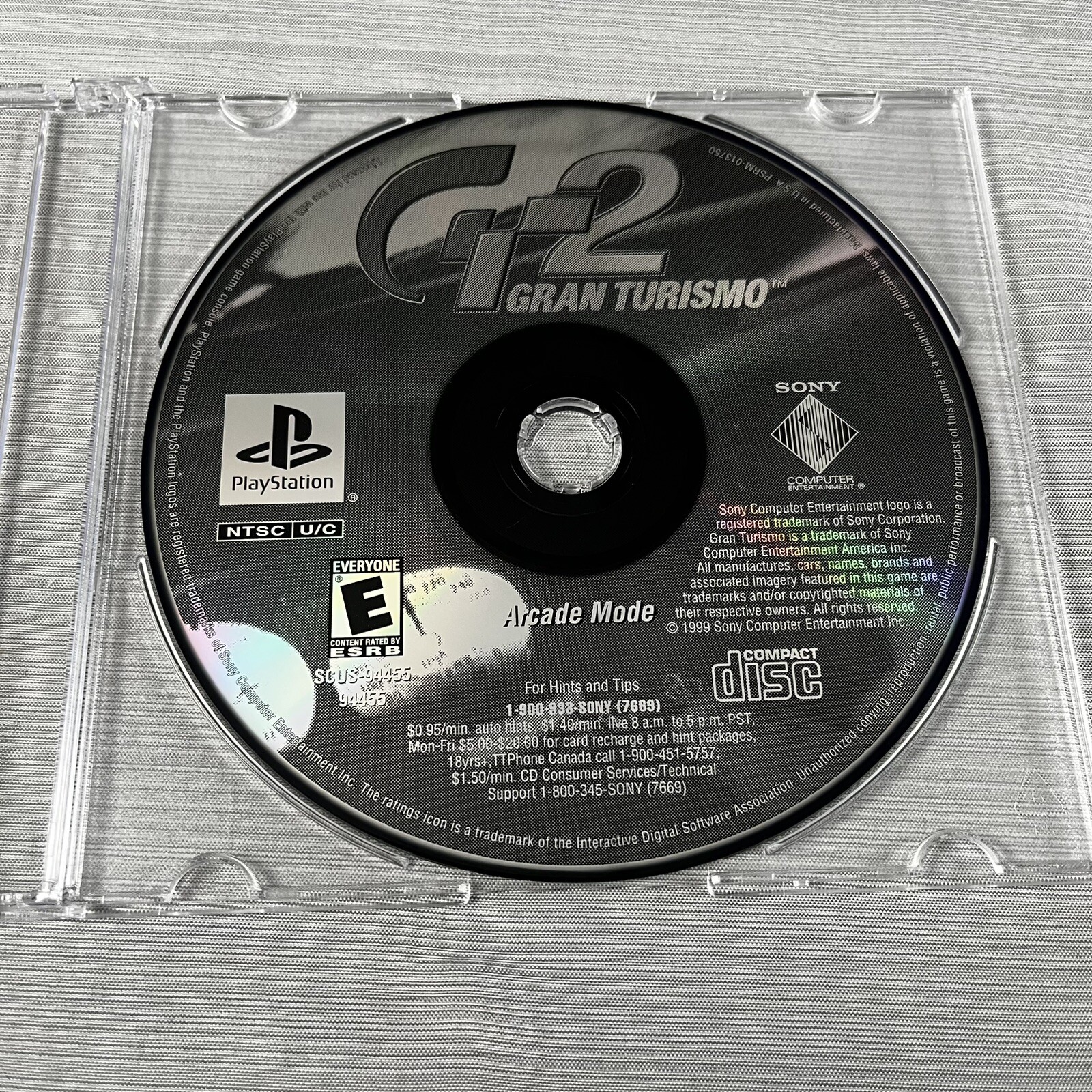 Gran Turismo 2 Arcade Mode Sony Playstation 1 PS1 PSX PSOne Disc Only ...
