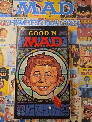 MAD Magazine Paperback Book: #26 GOOD 'N' MAD 1976 Warner 1st Print ...