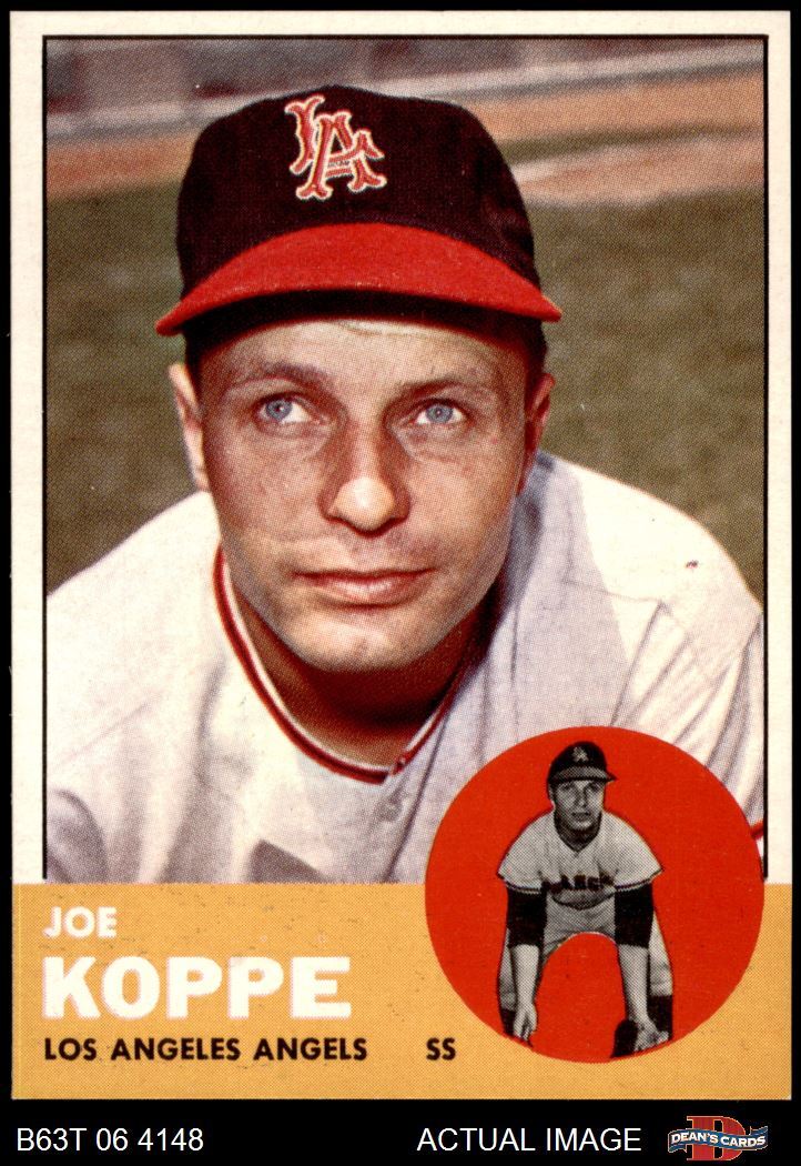 1963 Topps #396 Joe Koppe Angels 8 - NM/MT B63T 06 4148 | eBay