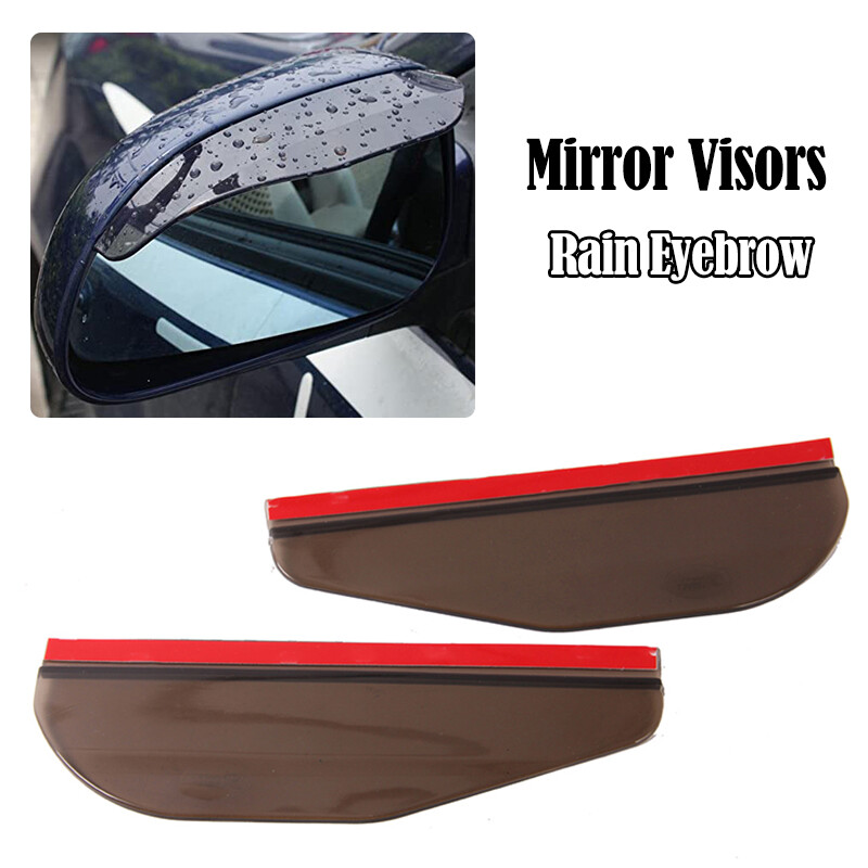 2pcs Set Car Rear View Side Mirror Rain Guard Eyebrow Guard Sun Visor ...