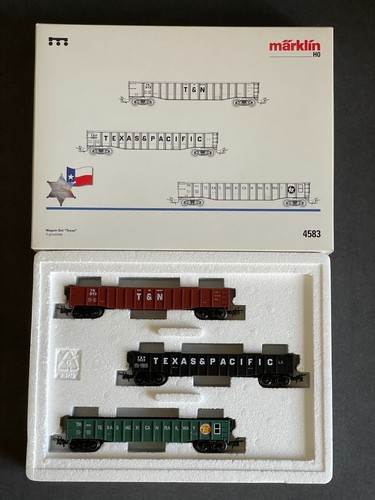 Marklin HO 4583 Texas Gondola Set of 3 New in Box | eBay