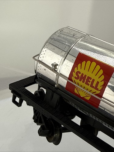 Tyco Shell Fuel Tanker HO Scale Chrome Train Tanker Advertising | eBay