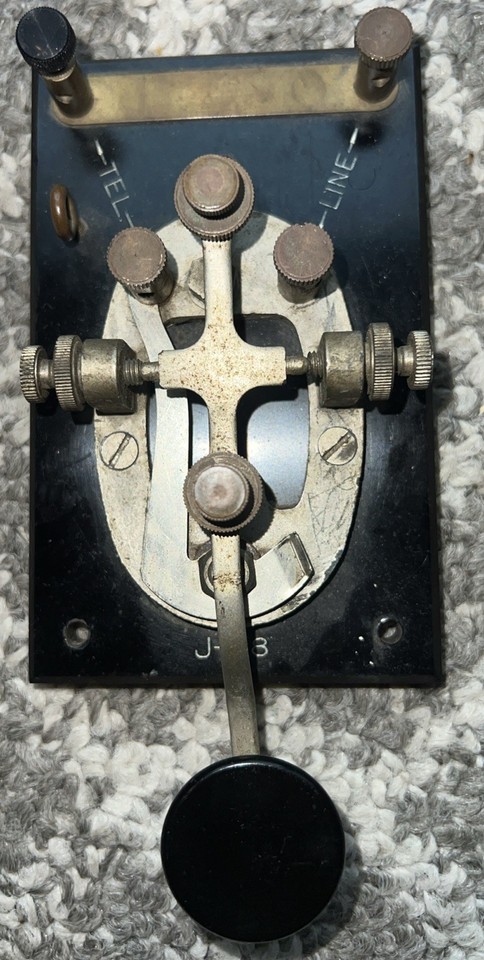 J-38 Military Telegraph Key Keyer Morse Code WWII Signal Corps Nice ...