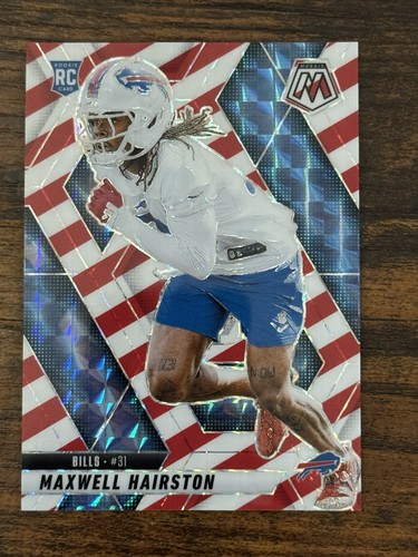 2025 Panini Mosaic Maxwell Hairston RC #367 Red And White Stripe | eBay