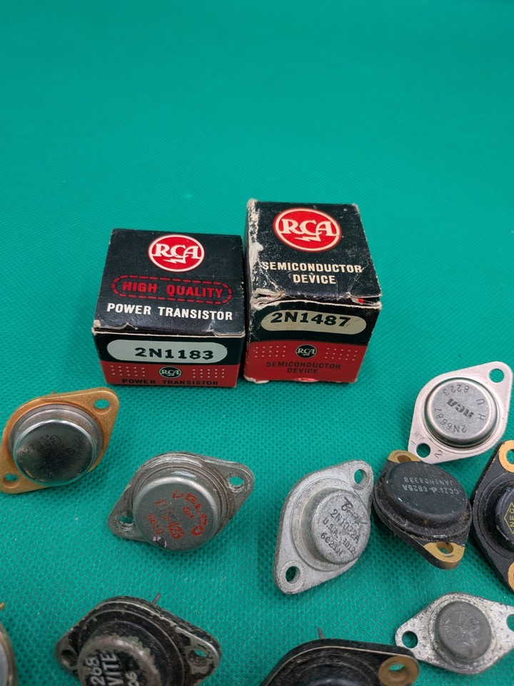 Lot of 24 Vintage Miscellaneous New and Used Power Transistors | eBay