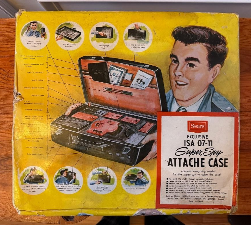 Sears Exclusive Super Spy Attache Case ISA 07-11 James Bond Connery 007 ...