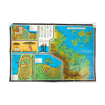 TSR Basic D&D Northern Reaches - Map Only! VG+ | eBay